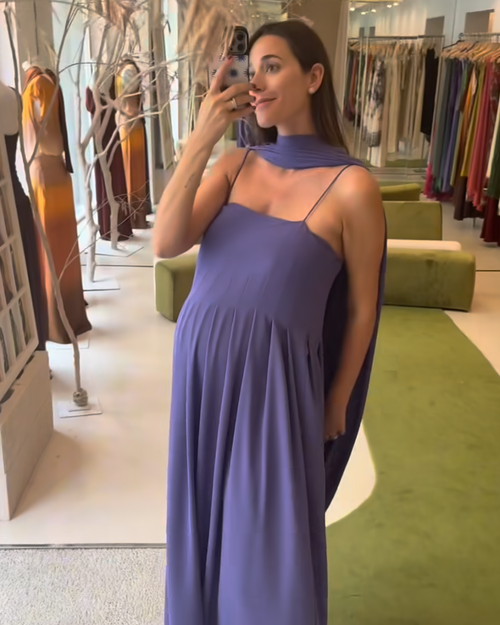 Maxime Dress, Lilac | Wedding Guest Midi Dress – Avec Studio
