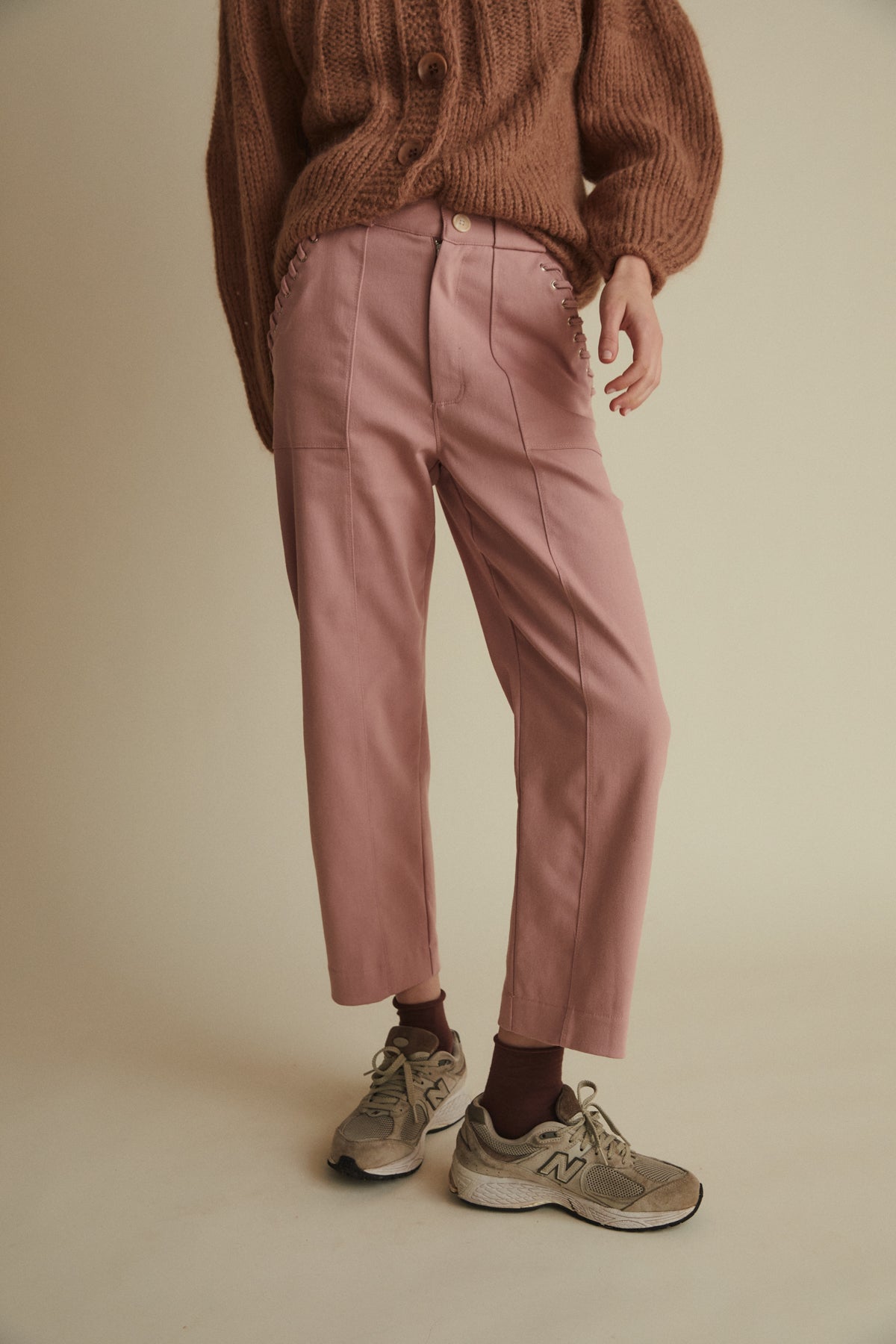 Thea Pants, Pink | Relaxed-Fit Pants – Avec Studio